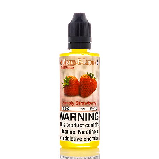 Simply Strawberry E-Juice by Mister E-Liquid
