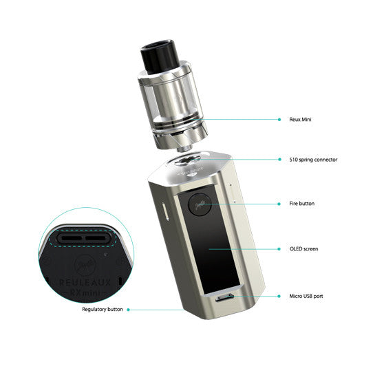 Wismec Reuleaux RX Mini TC Kit by JayBo Designs - Vapor Authority